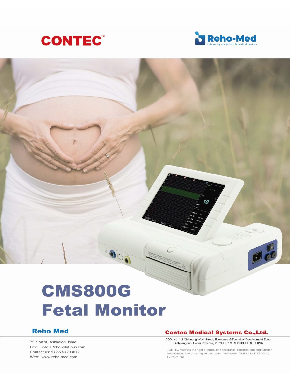 Fetal Monitor CMS800G - Reho-Med